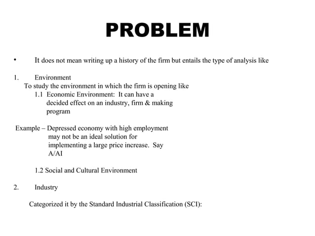 Case Studies Analysis Framework | PPT | Business Administration | Business