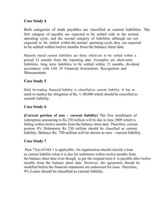 Case studies answers ias 1 7 nos | PDF