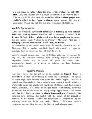 Case studies business environment | DOCX