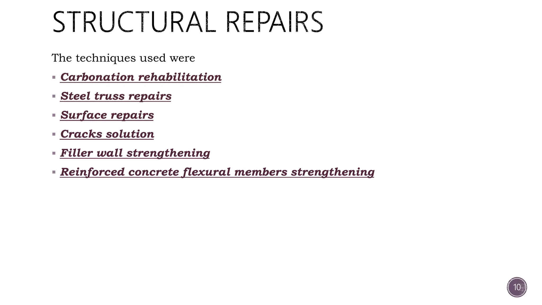 Case studies for strengthening of existing structures | PPTX