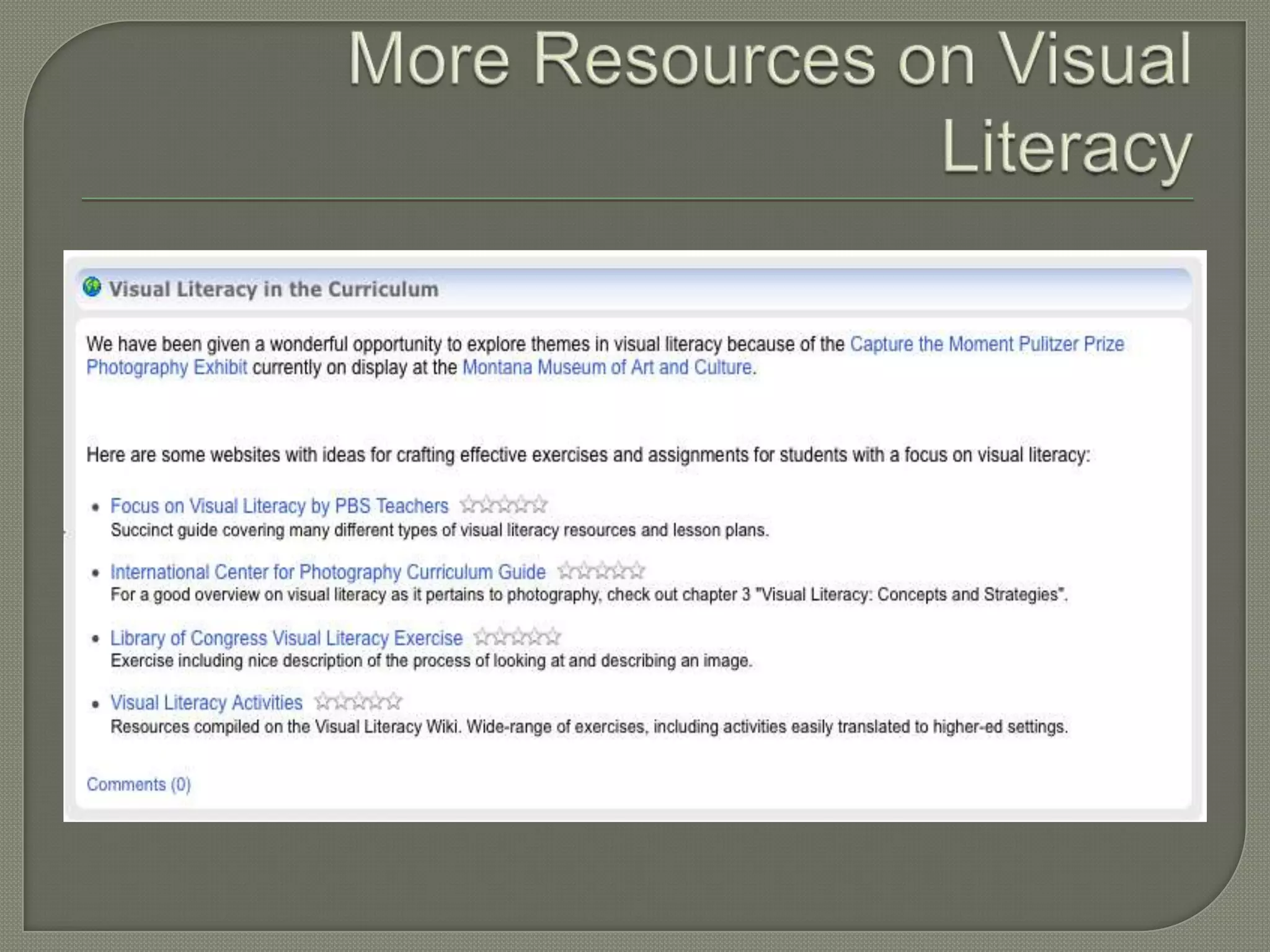 I Spy with My Little Eye - Teaching Visual Literacy | PPTX