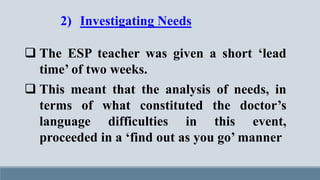Case Studies in ESP Course Development - English for Medical Doctors.pptx