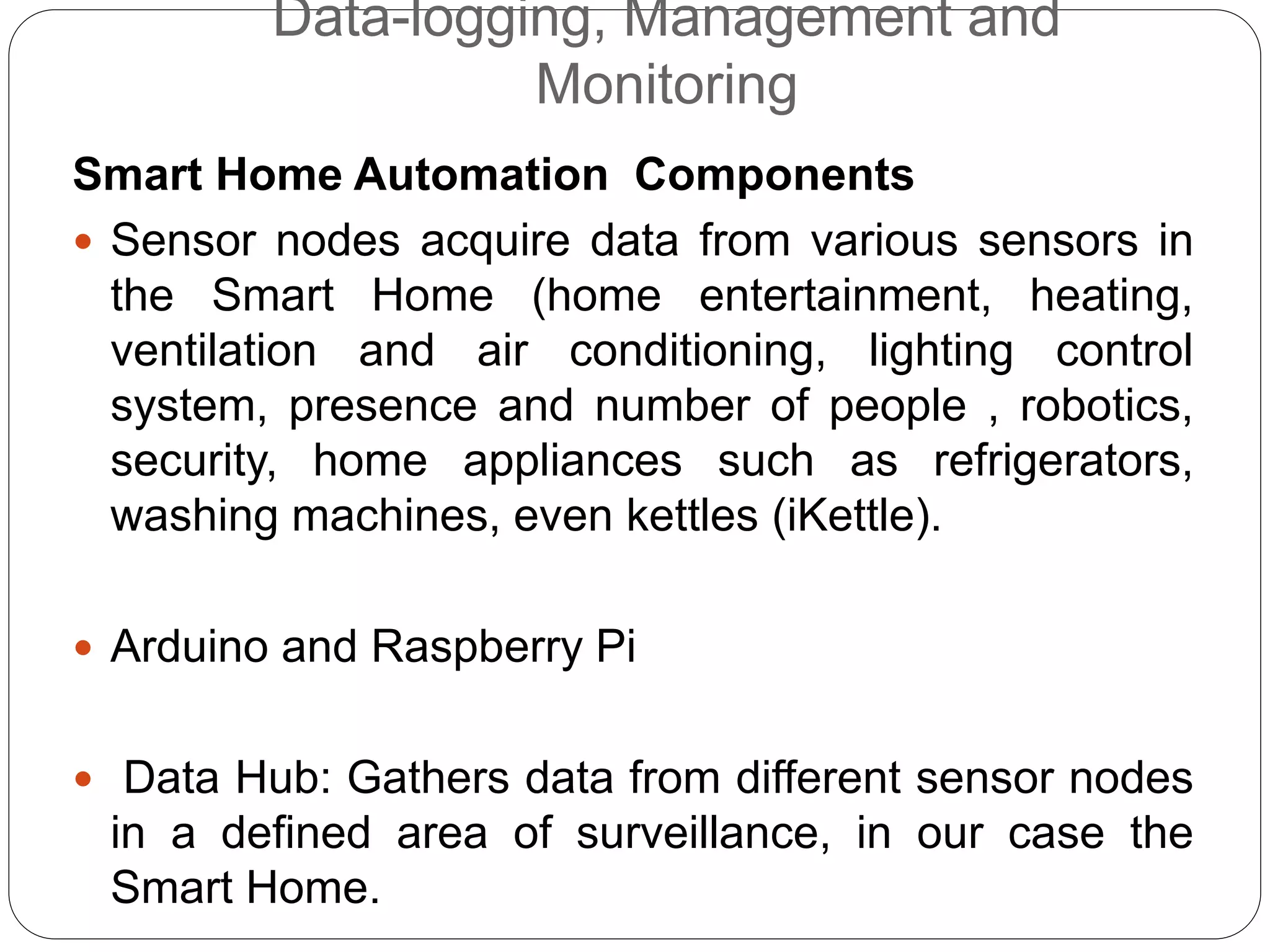 Case studies in io t smart-home | PPTX