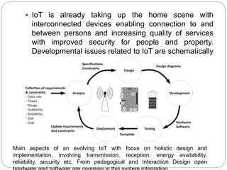 Case studies in io t smart-home | PPTX