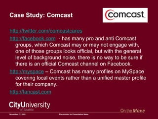 Case Studies In Social Media | PPT