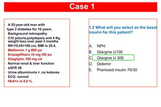 Case studies in the managment of type 2 diabetes | PPT
