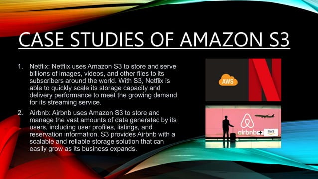 Case Studies Of AMAZON S3.pptx | Cloud Computing | Internet
