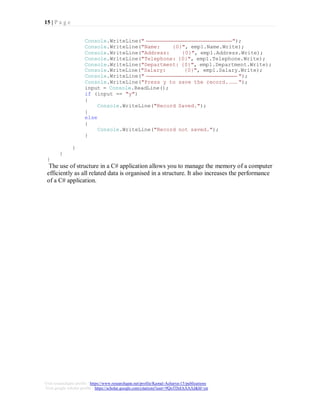 Case studies of common csharp project report.pdf