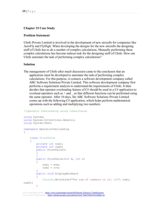 Case studies of common csharp project report.pdf