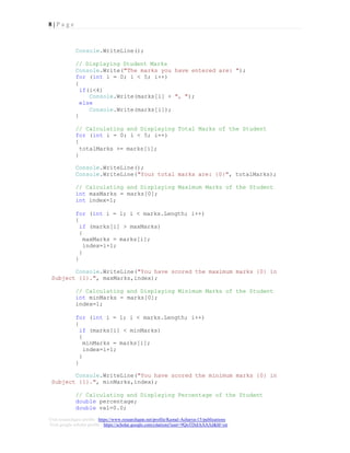 A Case studies of common csharp project report.pdf