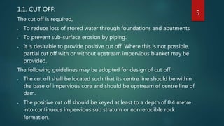 Case studies of failures of earthen dams | PPTX