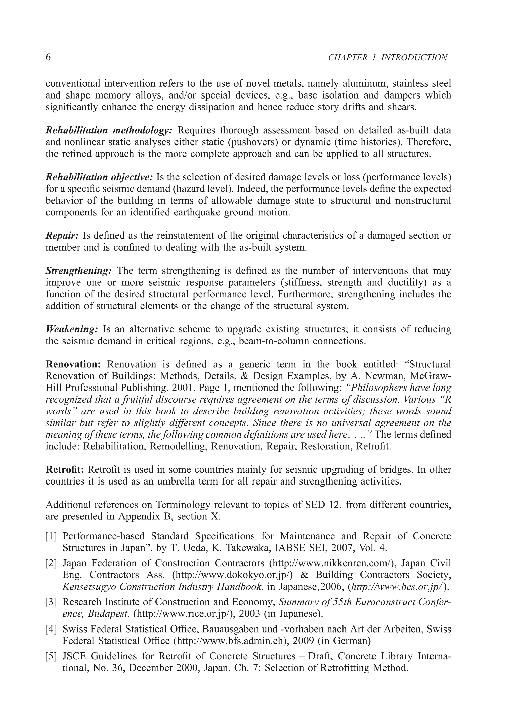 Case studies of rehabilitation, repair, retrofitting, and strengthening of structures | PDF