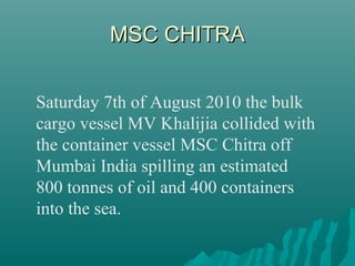 Case studies of shipping casualties | PPT