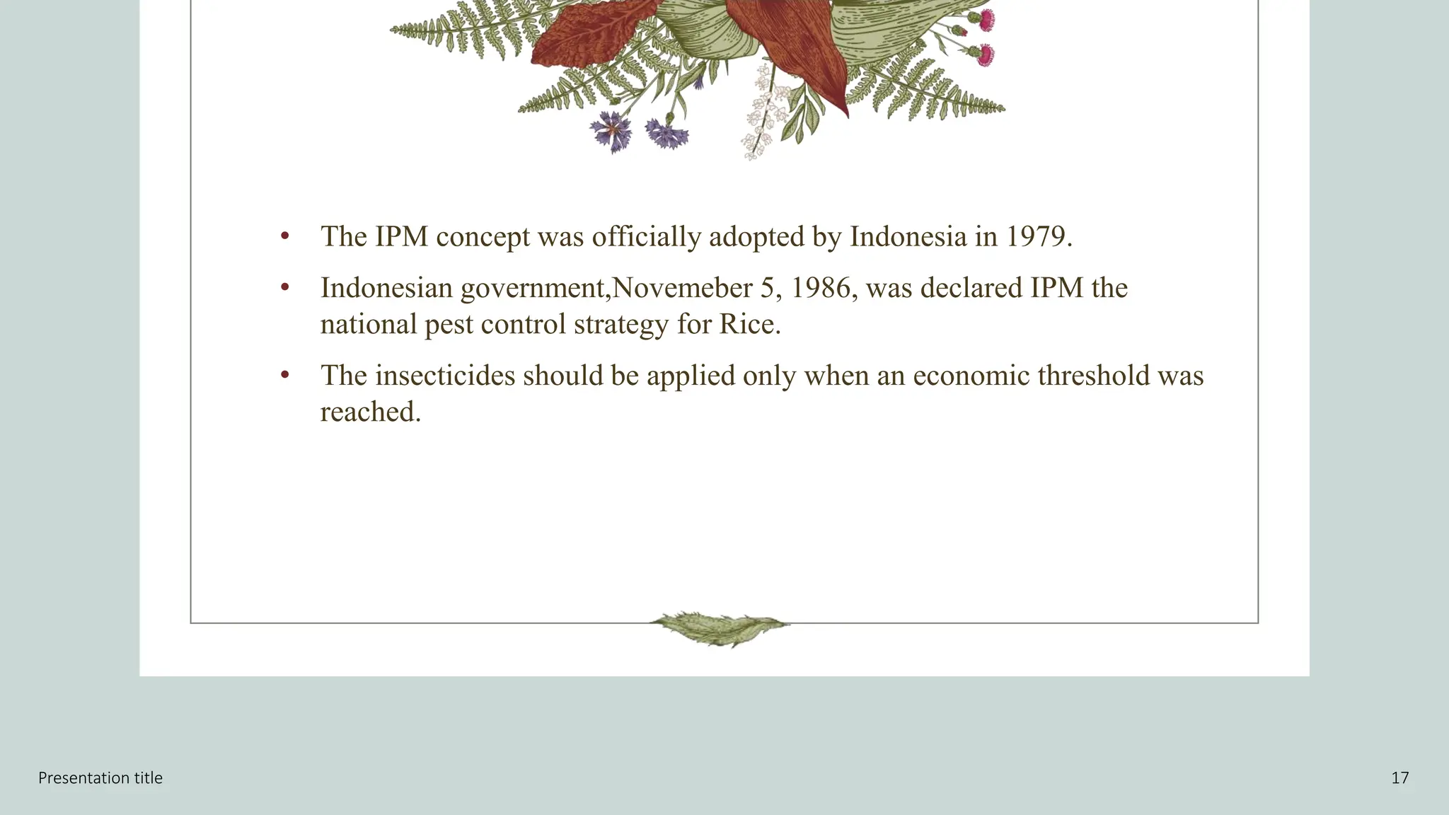 Case studies of successful IPM programmes- International level.pptx