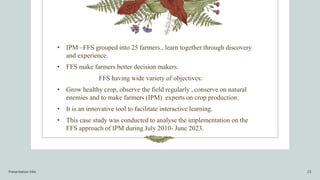 Case studies of successful IPM programmes- International level.pptx ...