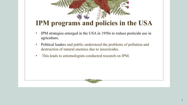 Case studies of successful IPM programmes- International level.pptx ...