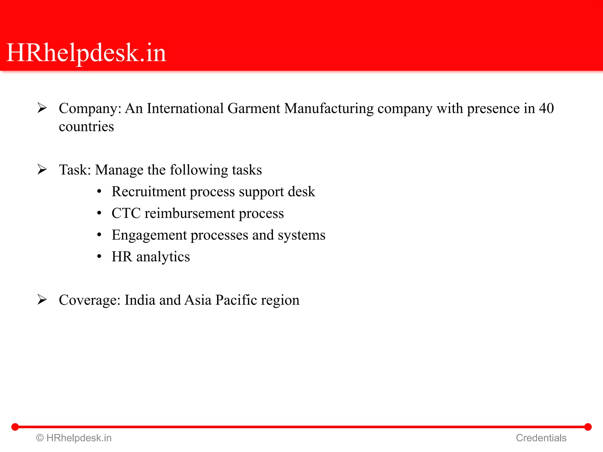 Case study Query Desk | PPT