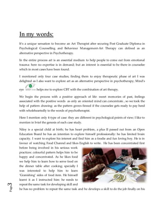 Case studies on art therapy for special chil and senior citizens | DOCX