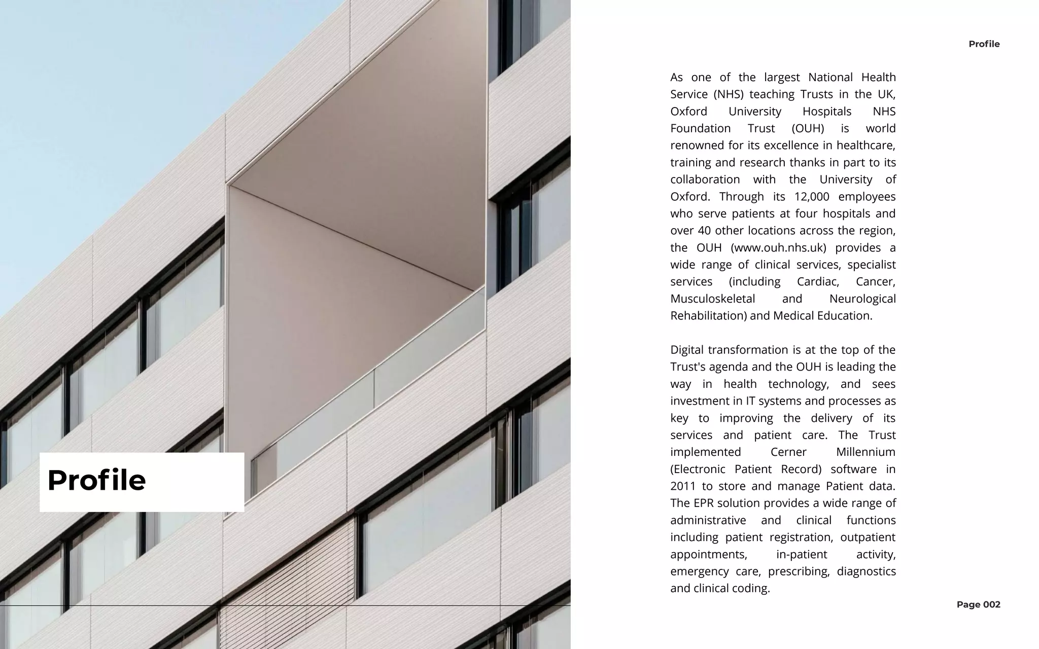 Case Study: Oxford University Hospitals NHS Foundation Trust | PDF