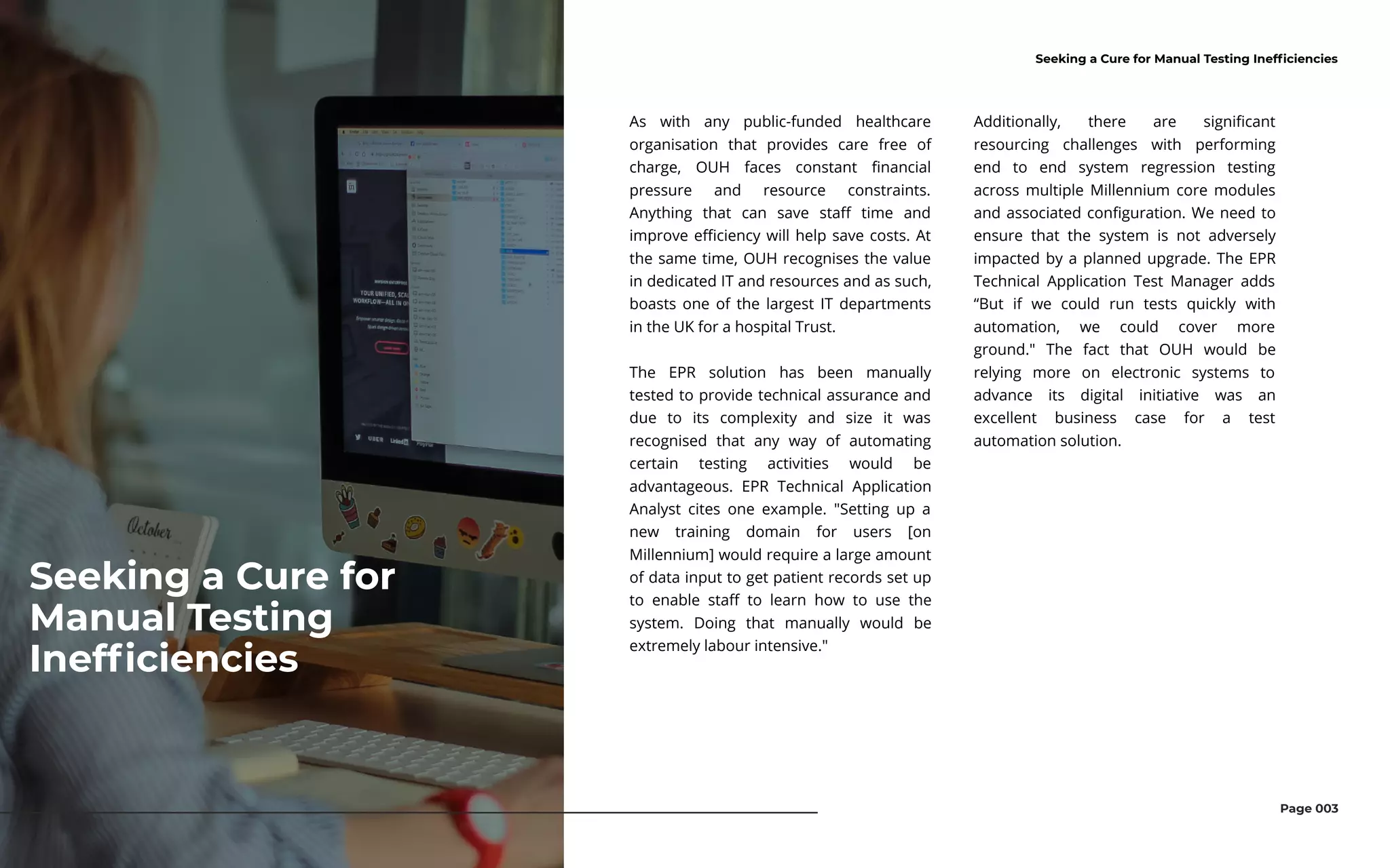 Case Study: Oxford University Hospitals NHS Foundation Trust | PDF