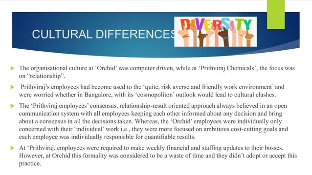 CASE STUDY-1 - How to manage the cultural differences | PPT