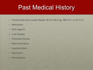 Anorexia Nervosa Case Study | PPTX