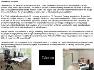 Teknion Case Study | PPT | Environment | Science