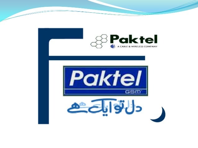 Case study: HOW PAKTEL FLOPES AND ZONG COME INTO MARKET...