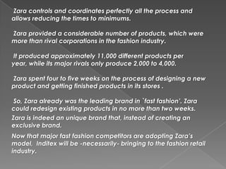 Case study Zara | PPTX
