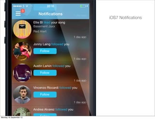 iOS7 Case Study - Soundwave | PPT