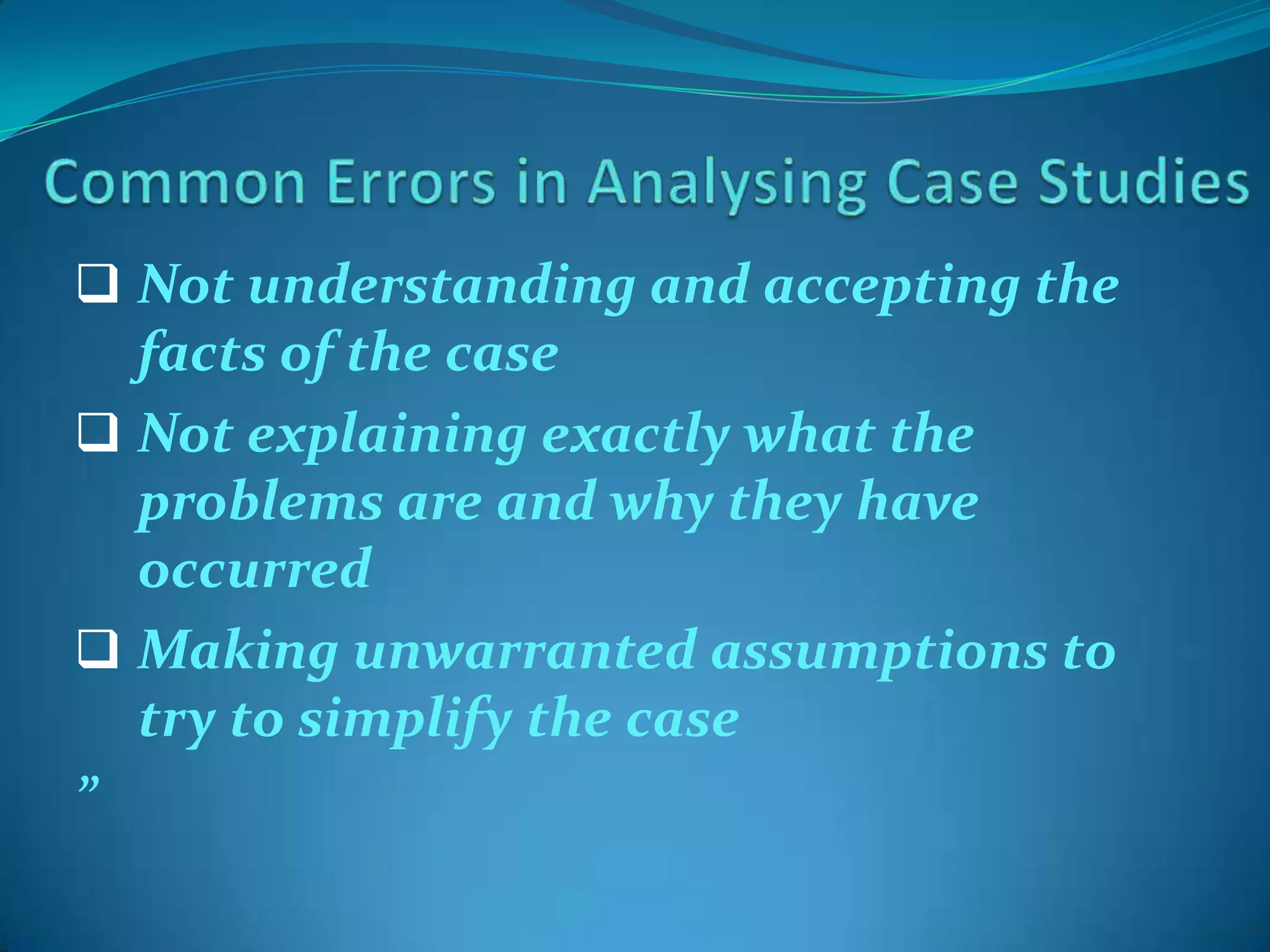 intoduction to Case study | PPTX | Education