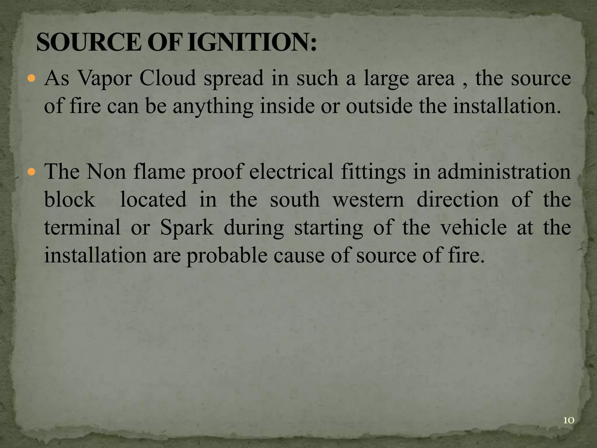 Case study: Fire in IOC terminal Jaipur & IOC terminal Hazira | PPTX