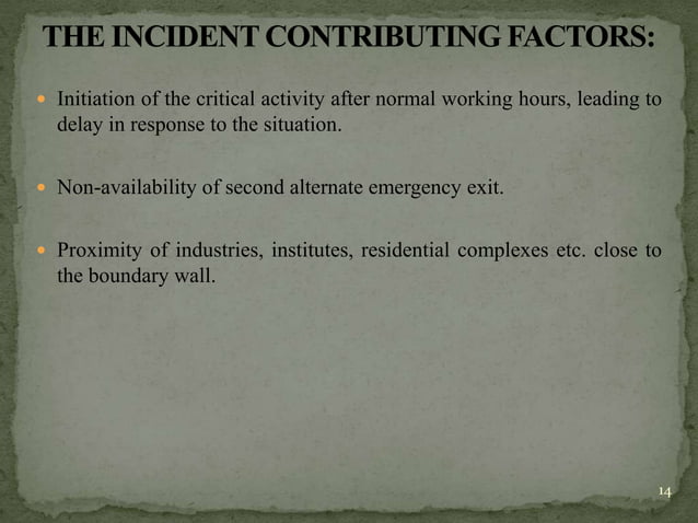 Case study: Fire in IOC terminal Jaipur & IOC terminal Hazira | PPTX ...