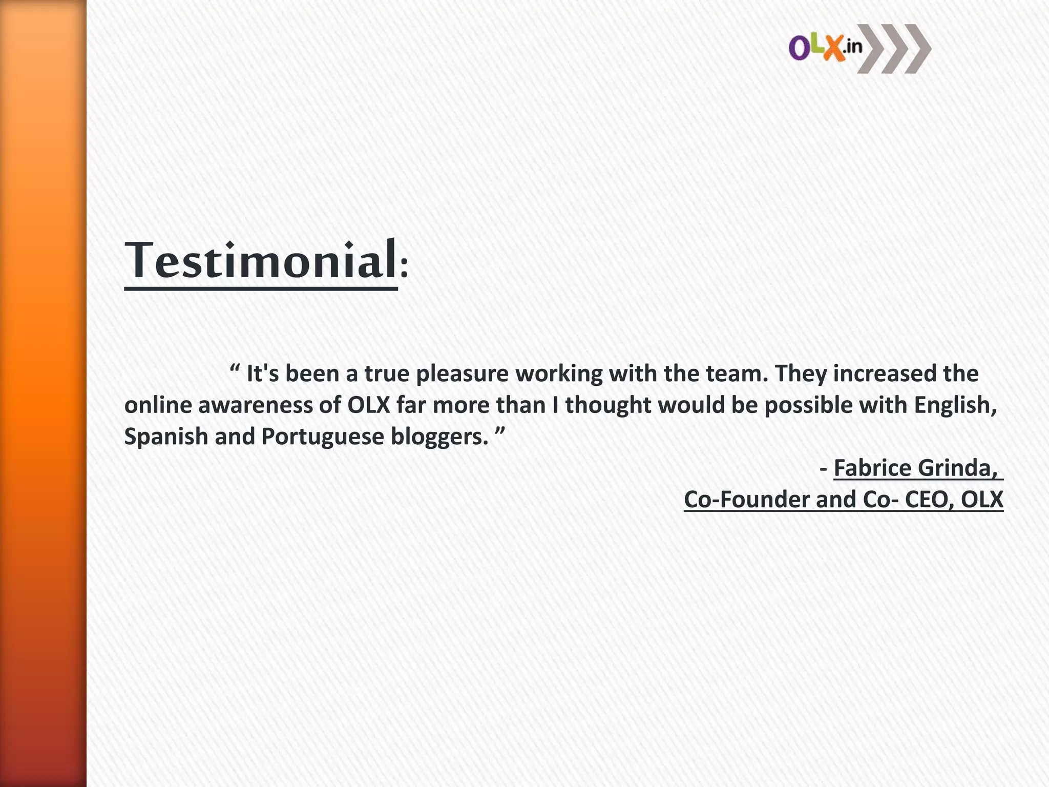 OLX.in - case study presentation | PPTX