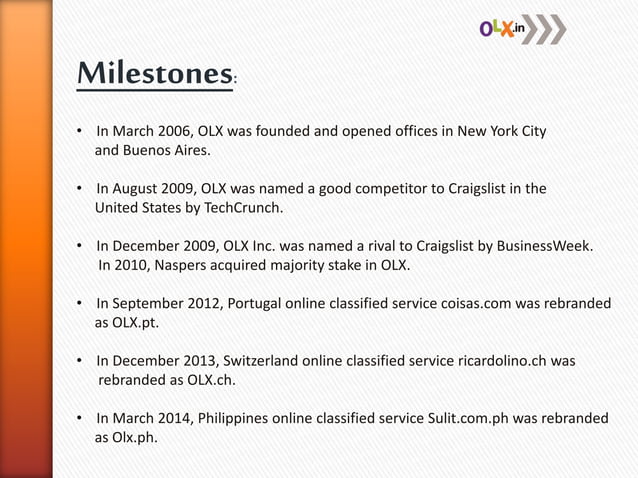 OLX.in - case study presentation | PPTX