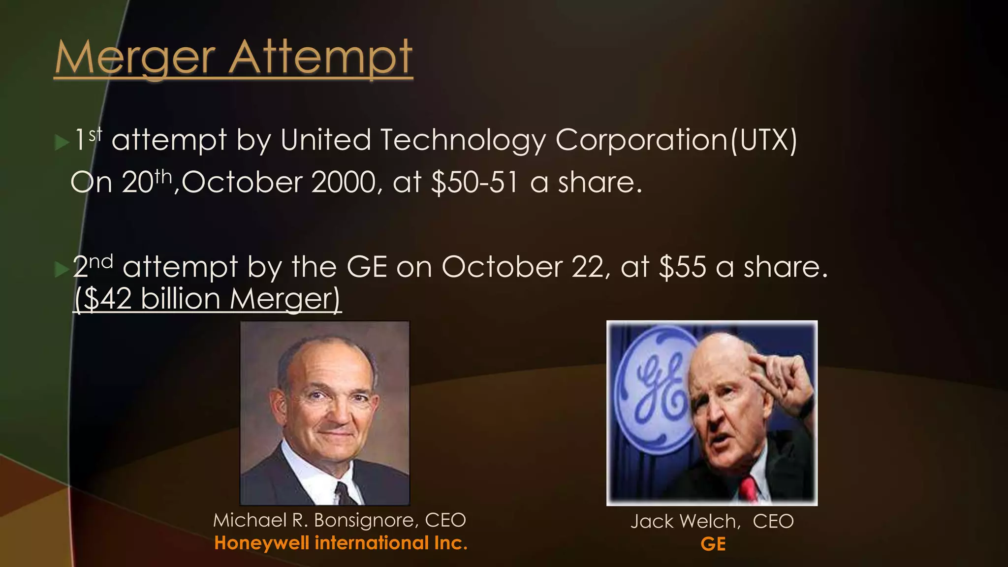 Case study on GE and Honeywell | PPTX