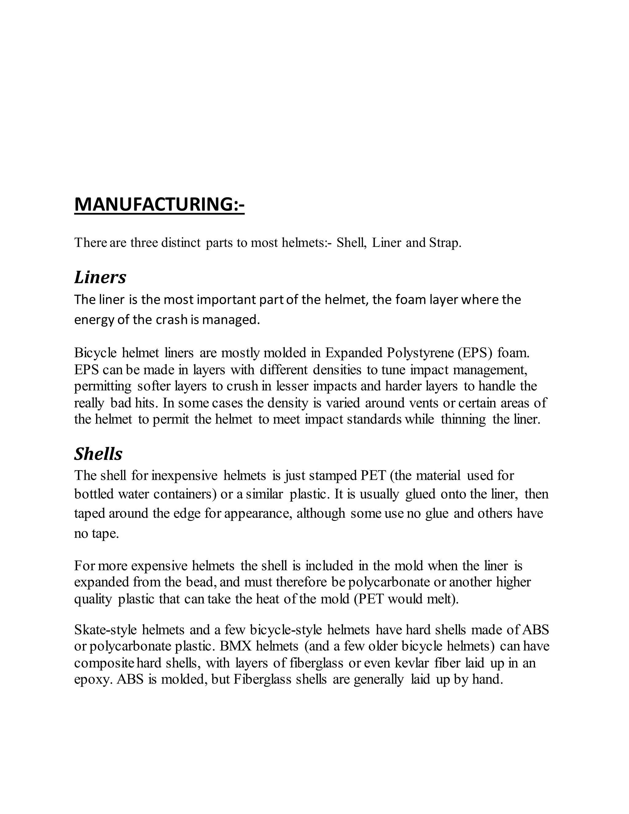 Case study on Helmet | DOCX