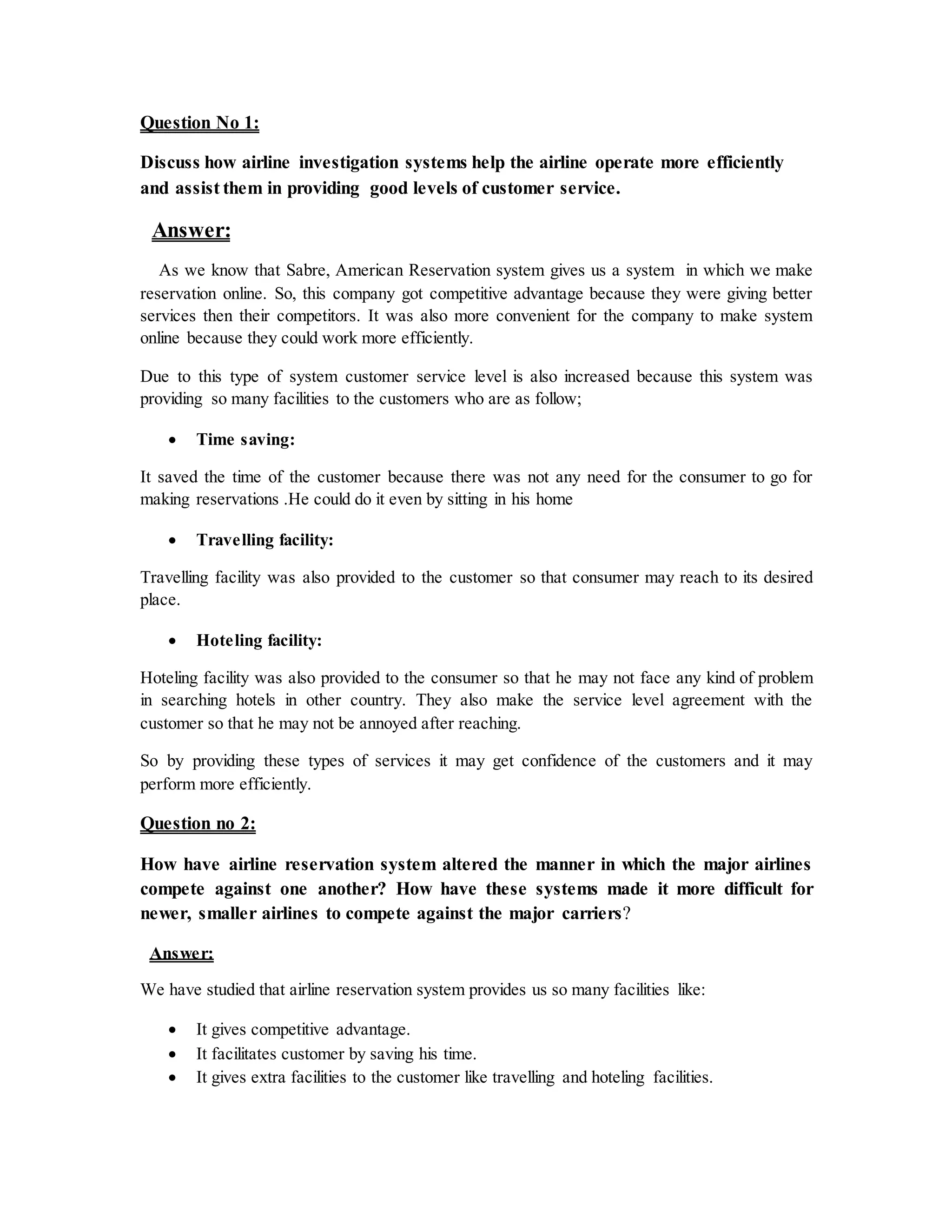 MIS - Case study | DOCX