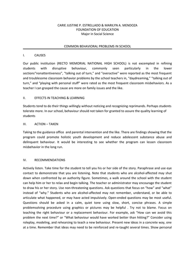 behavioral Case study | PDF