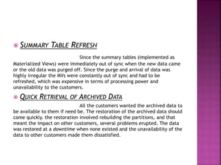 Case Study: A Multi-Source Time Variant Data warehouse | PPT