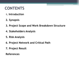 Project management case study | PPTX