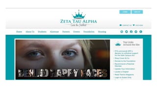 Zeta Tau Alpha Case Study | PPT