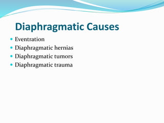 Case Study: Diaphragm Eventration with differtials | PPTX