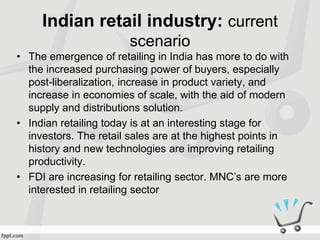 The Indian Retail Sector | PPTX