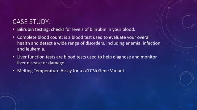Case study: Gilbert Syndrome | PPTX