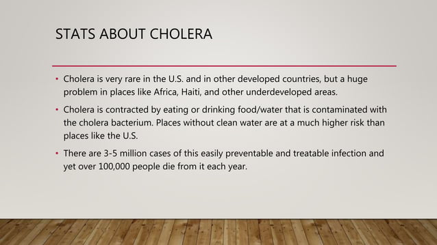 Case study - Cholera
