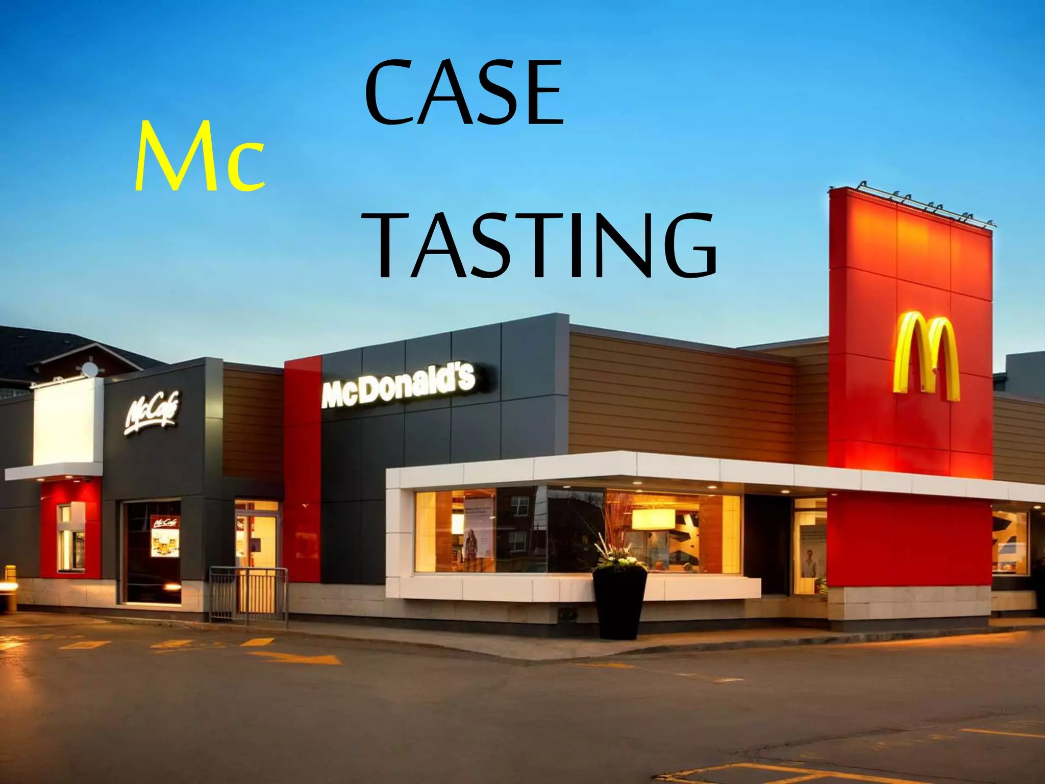 McDonald's Case Study | PPT