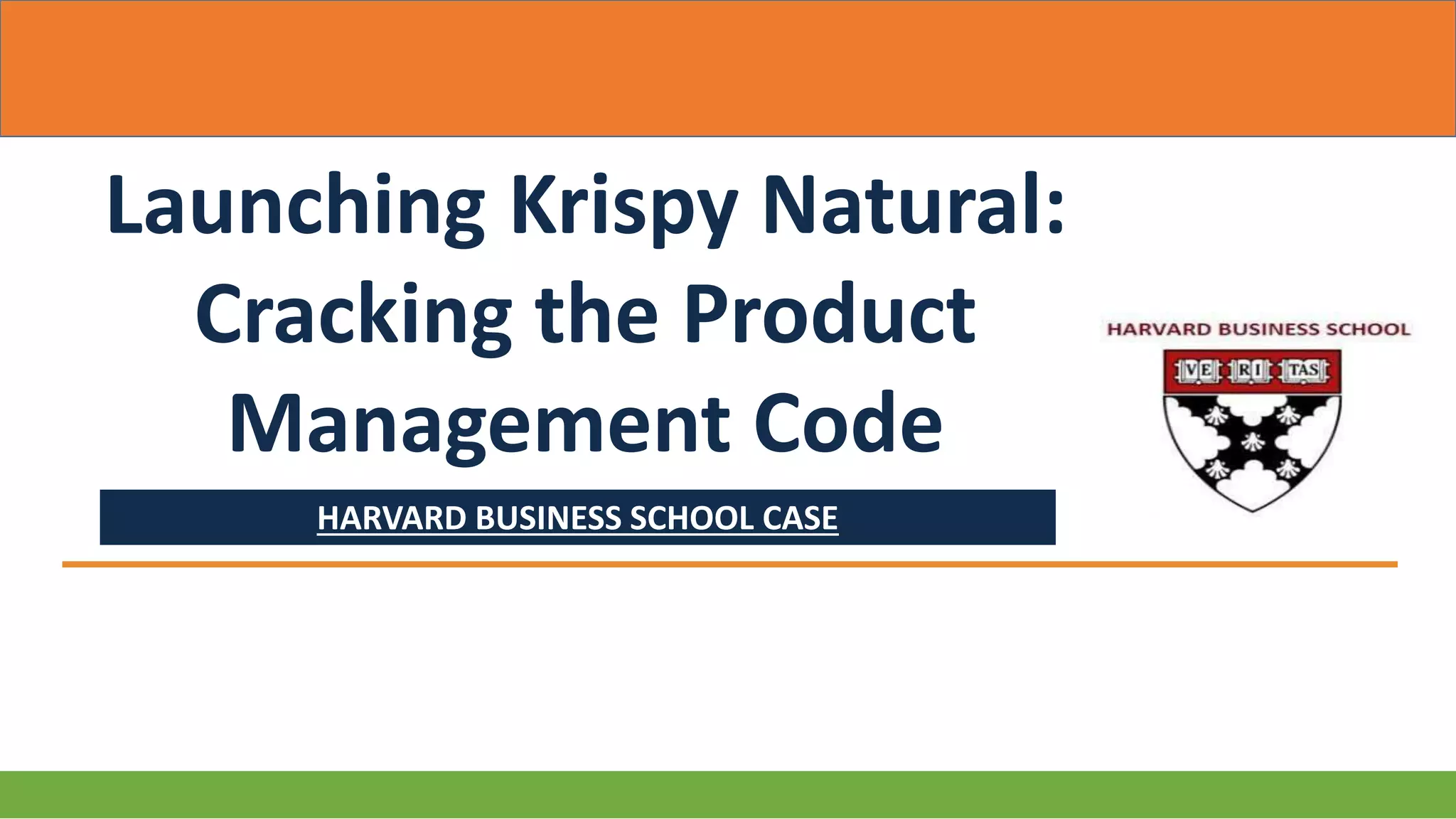 Harvard Business School Case study | PPTX