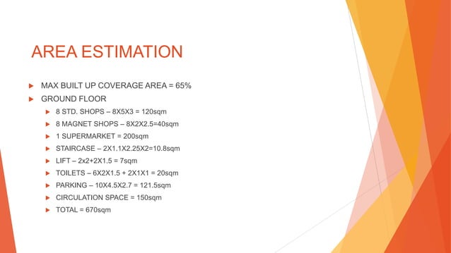 LOW RISE MEDIUM SCALE COMMERCIAL COMPLEX | PPTX | Civil Engineering ...