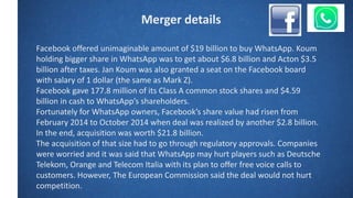 Case study (merger and acquisition) | PPTX